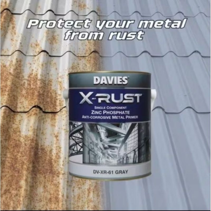 DAVIES XRUST/X-RUST ANTI- COROSSIVE METAL PRIMER PAINT PINTURA PANG ...