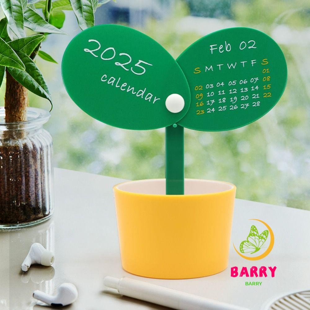 BARRY 2025 Desktop Calendar, Creative DIY Pen Holder, Ins Simple Lovely ...