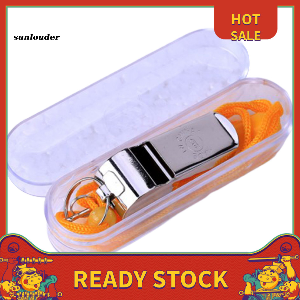 SL Stainless Steel Referee Whistle Race Stuffs Tug-of-war Race Referee ...