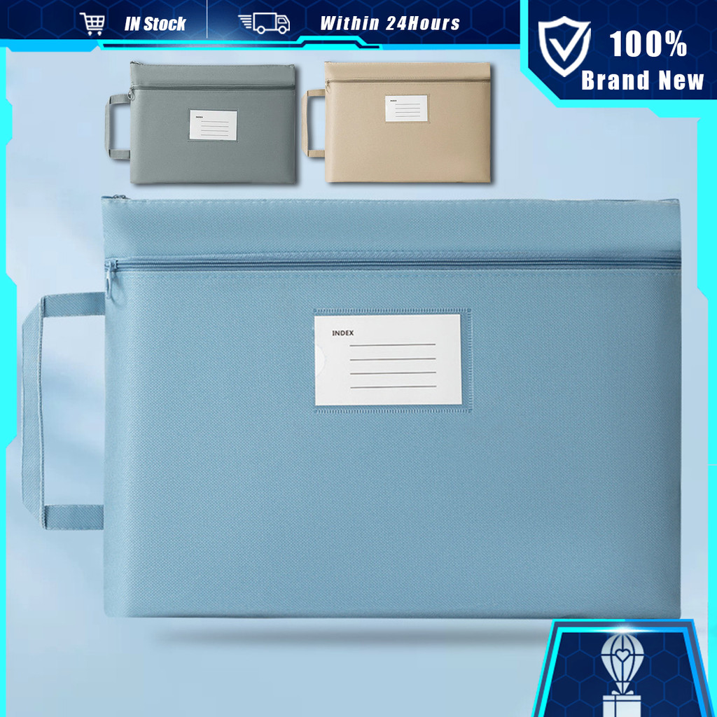 Double Deck Receipt Keeper B4 Document Organizer With Zipper Long Bond ...