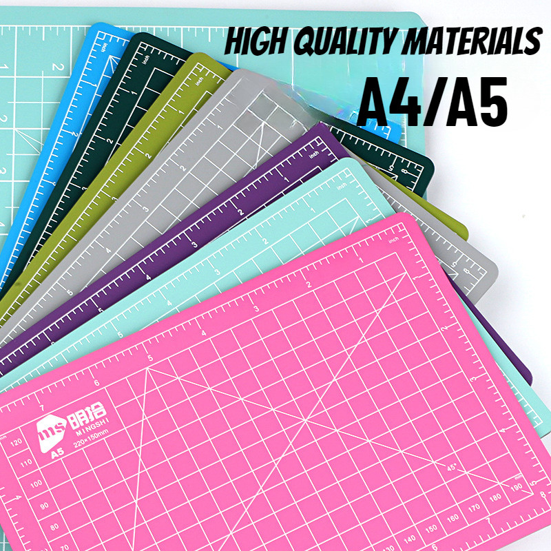 A4 Cutting Mat Board Cutting Mat Double Sided Two Color 5Ply PVC ...