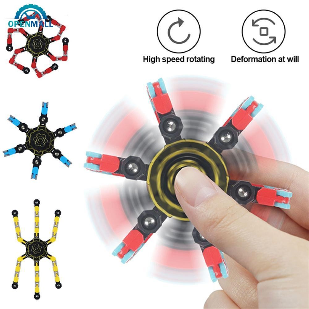 OPENMALL Finger Spinner Mechanical Fingertip Spinner Stress Relief Toy ...