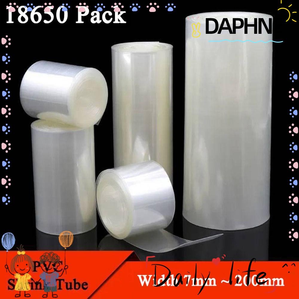 DAPHNE 1 Meter PVC Heat Shrink Tube, 30mm-200mm Width Insulation Sheath ...