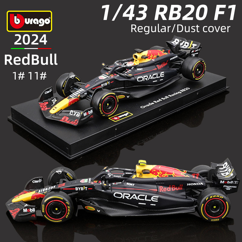 Bburago 1:43 Red Bull Racing RB20 F1 Model #1 Verstappen #11 Perez ...