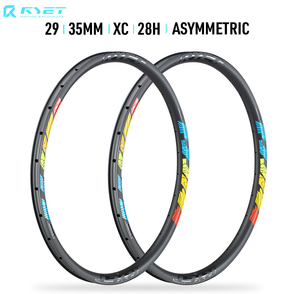 RYET 29er Carbon MTB Rim Carbon wheel 35mm 28H Mountain Bike Wheel ...