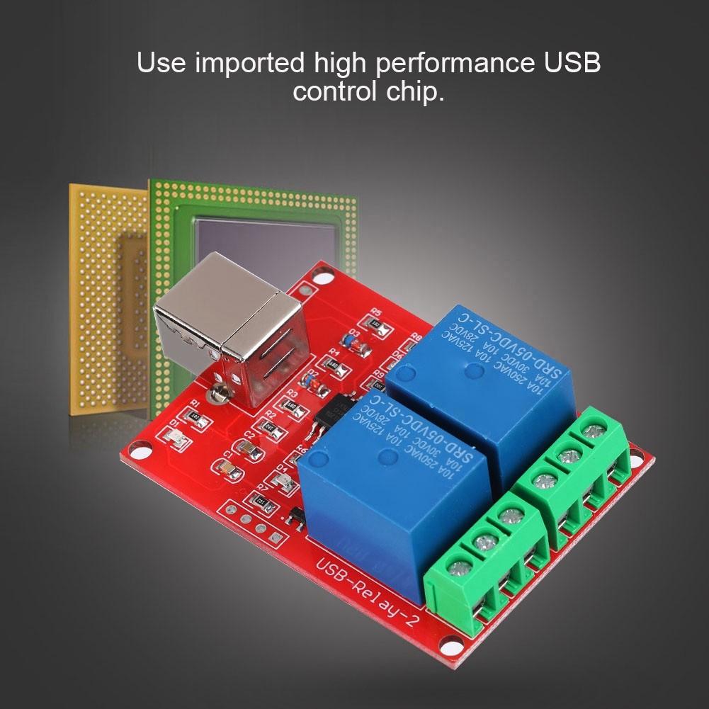 Relay USB Control Switch PC Module Intelligent 2 Channel 5 V Controller ...