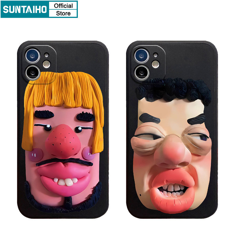 Suntaiho Funny Unique Big Nose Pout Relief Male Pattern Case for Iphone ...