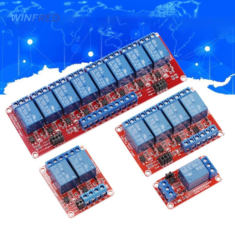 1/2/4/8 Channel Relay Module Board Shield Indicator Light 5V 12V 24V for Arduino [Winfred.ph ...