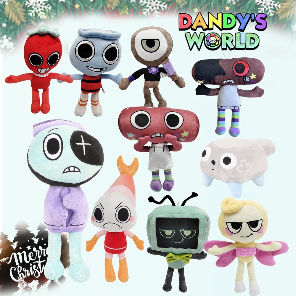 Dandy's World Plush Pebble Finn Flutter Dandys World Plushie Horror ...