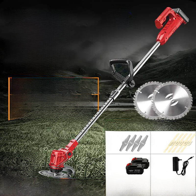 Lithium Electric Mower Small Household Weeding Machine Handheld ...