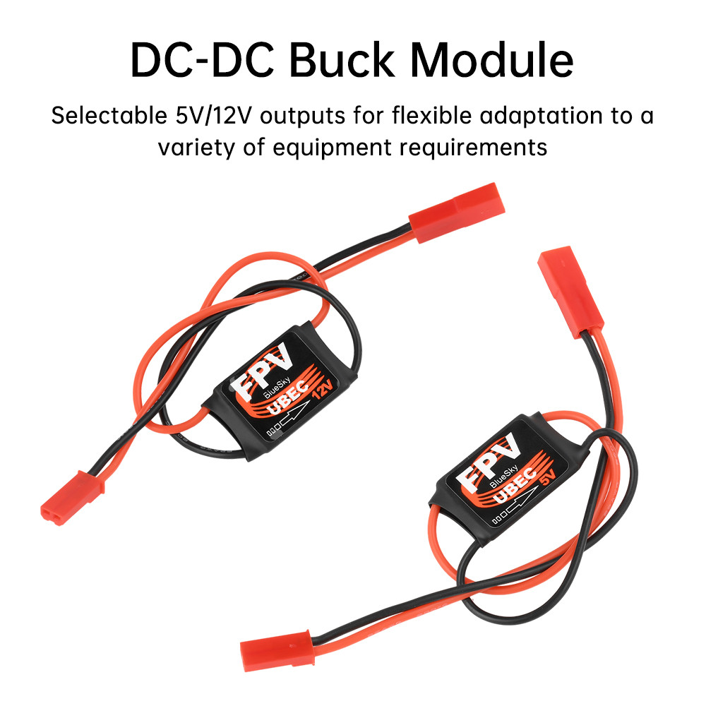 Pcbfun DC-DC Buck Module 3A 2-6S 5V 12V Mini BEC for RC FPV Aircraft ...