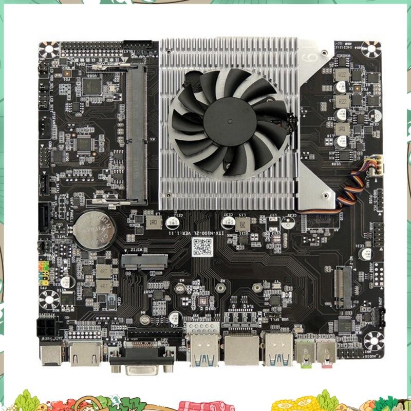 N100 Mini ITX Motherboard Quad Core Computer Mini Host HTPC Advertising ...