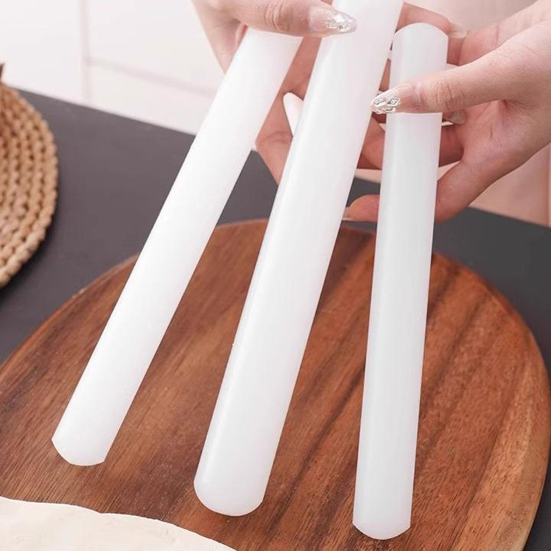 GUYU White PP Rolling Pin Household Food Grade Dumpling Pizza Pastry ...