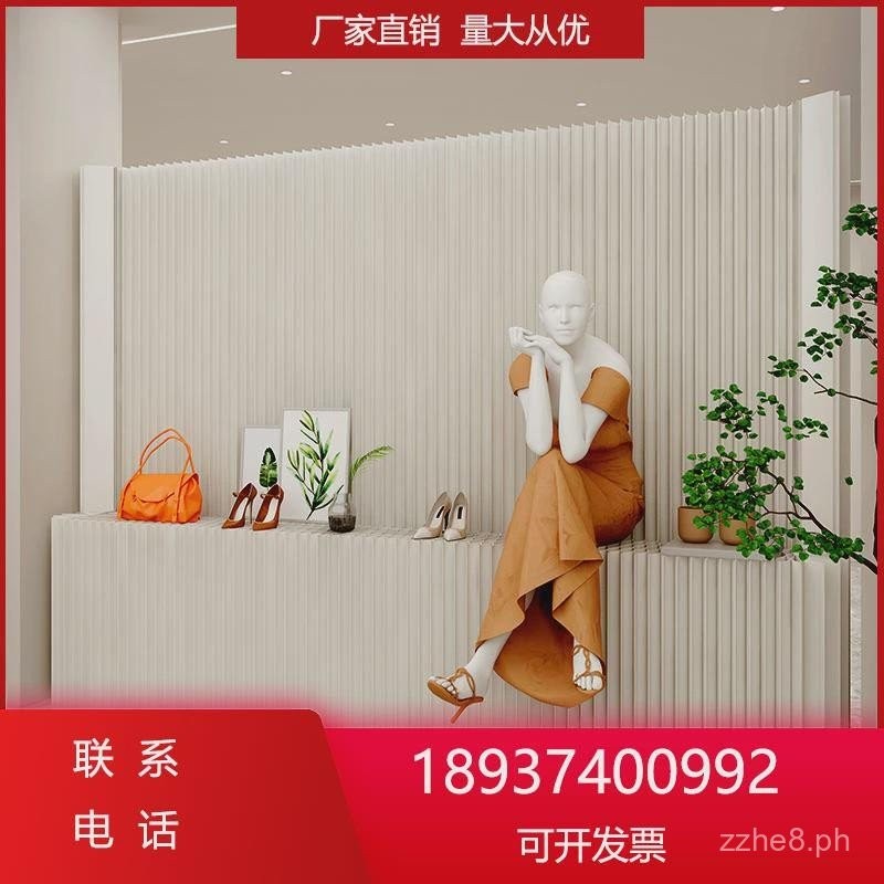 Folding Paper Screen Partition Wall Office Mobile Divider Fake Wall ...