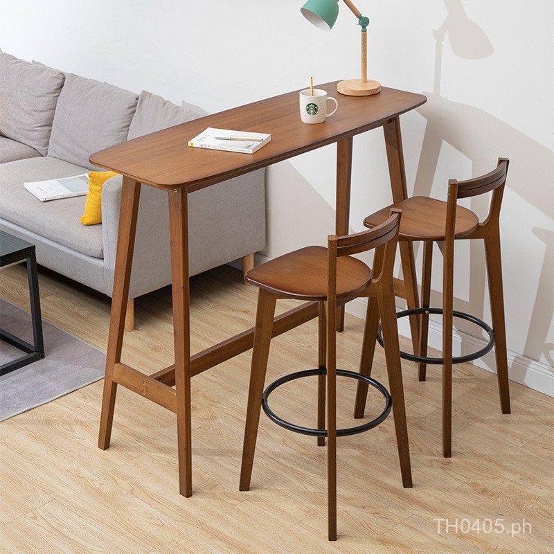 Small Realistic Wooden Balcony Window Side Table Simple Small Apartment ...