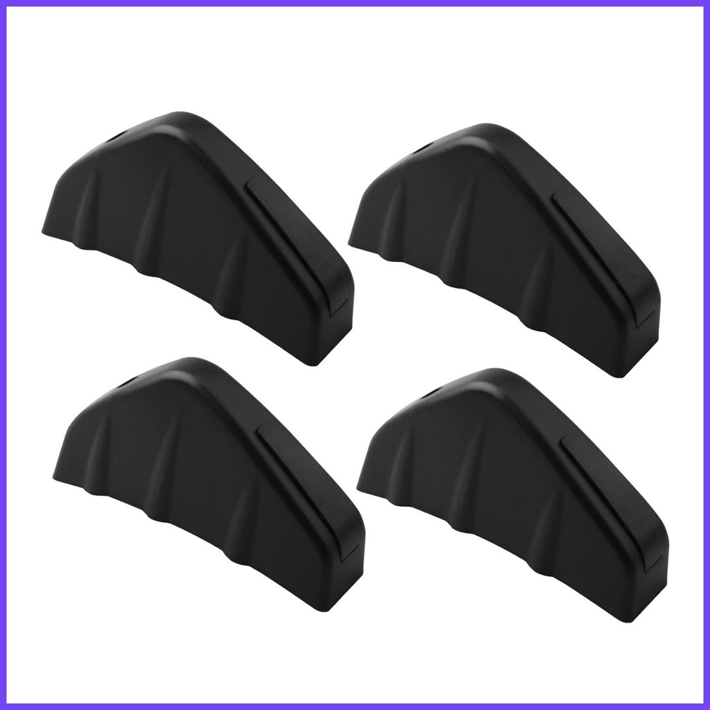 Rear Lip Splitter Spoiler Shark Fin Protector Anti-Crash Diffuser 4PCS ...