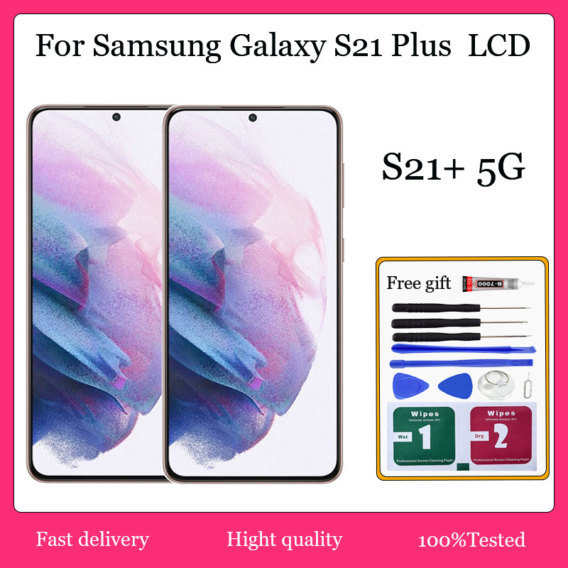 Original AMOLED For Samsung Galaxy S21 Plus 5G LCD Display Touch Screen ...