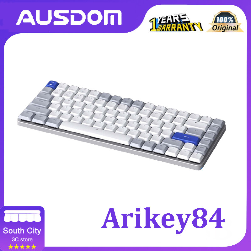 AUSDOM AriKey84 Low Tea Axis Mechanical keyboard Wireless Bluetooth ...