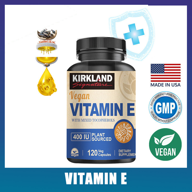 Natural Vitamin E Capsule with Mixed Tocopherols Supports Immune System ...