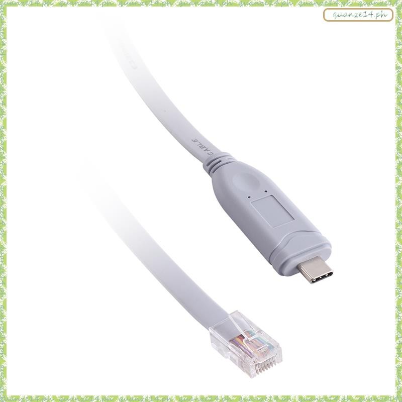 [J X Q K] USB TO Type C Console Configuration Cable Type C to RJ45 ...