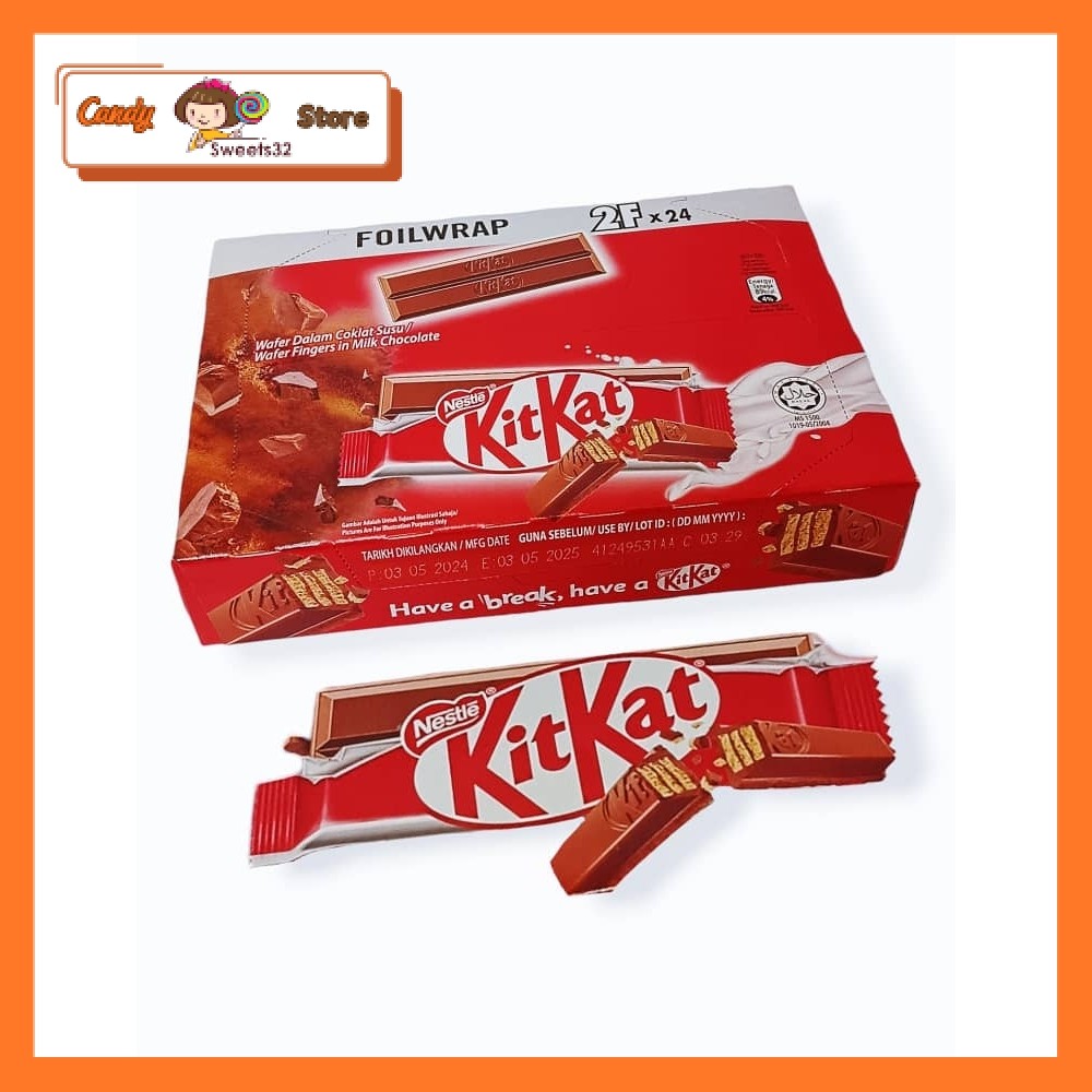 2F Nestle Kit Kat 2F foil wrap (17gmX24pcs) | Shopee Philippines