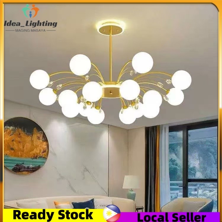 Modern Ceiling Chandelier For Living Room Pendant Lamp Tri Color Haging ...
