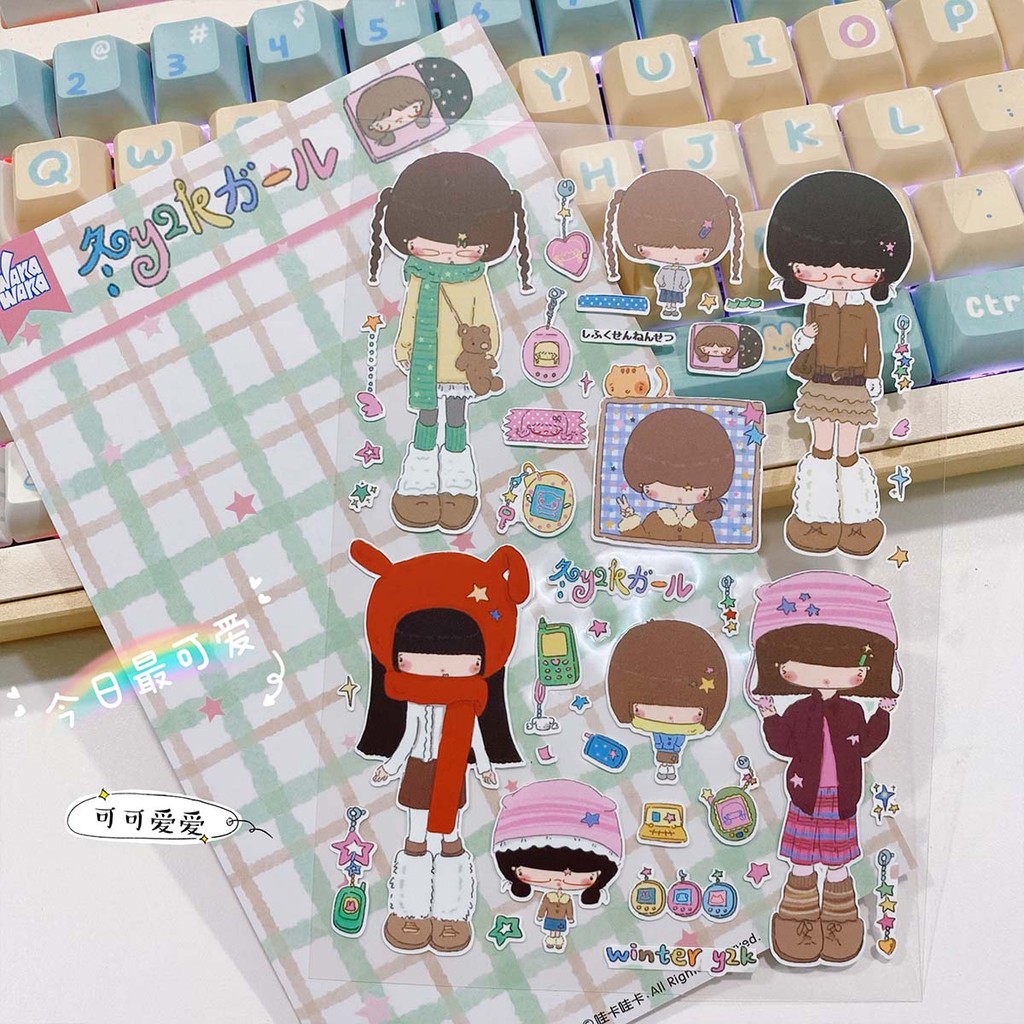 Original Goo Card Stickers Handbook Stickers Character Stickers Korean ...