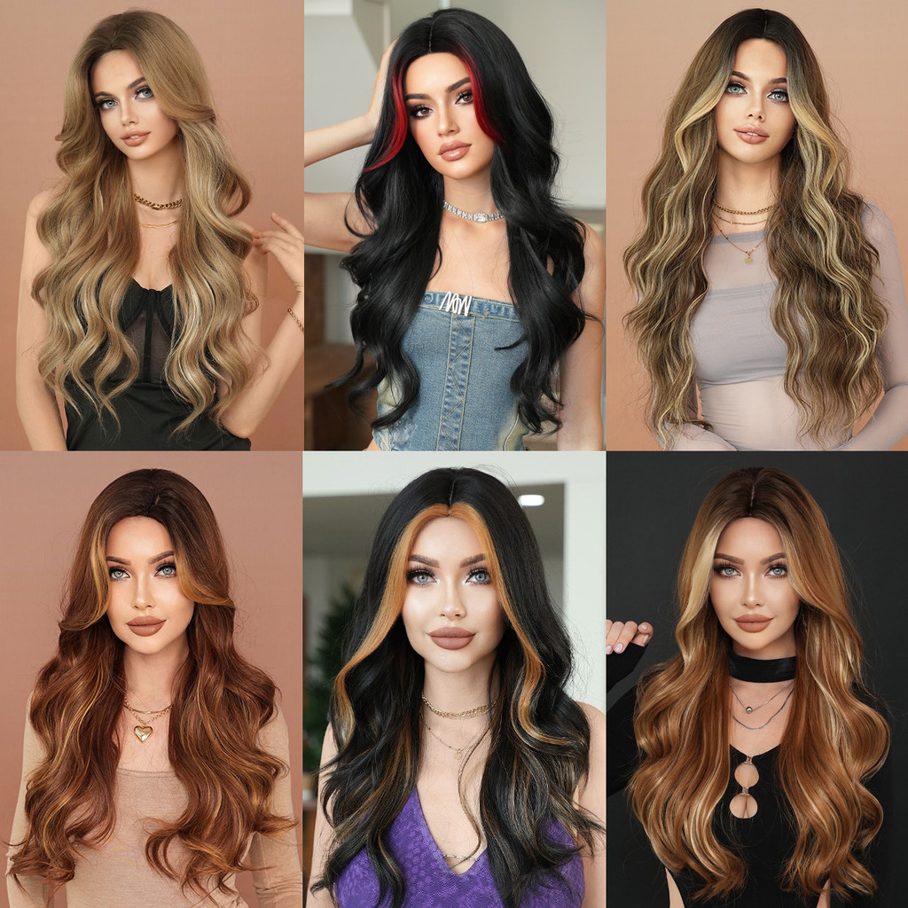 7jhh WIGS|Multi-color Optional|Cross-border Fashion Ladies Middle ...