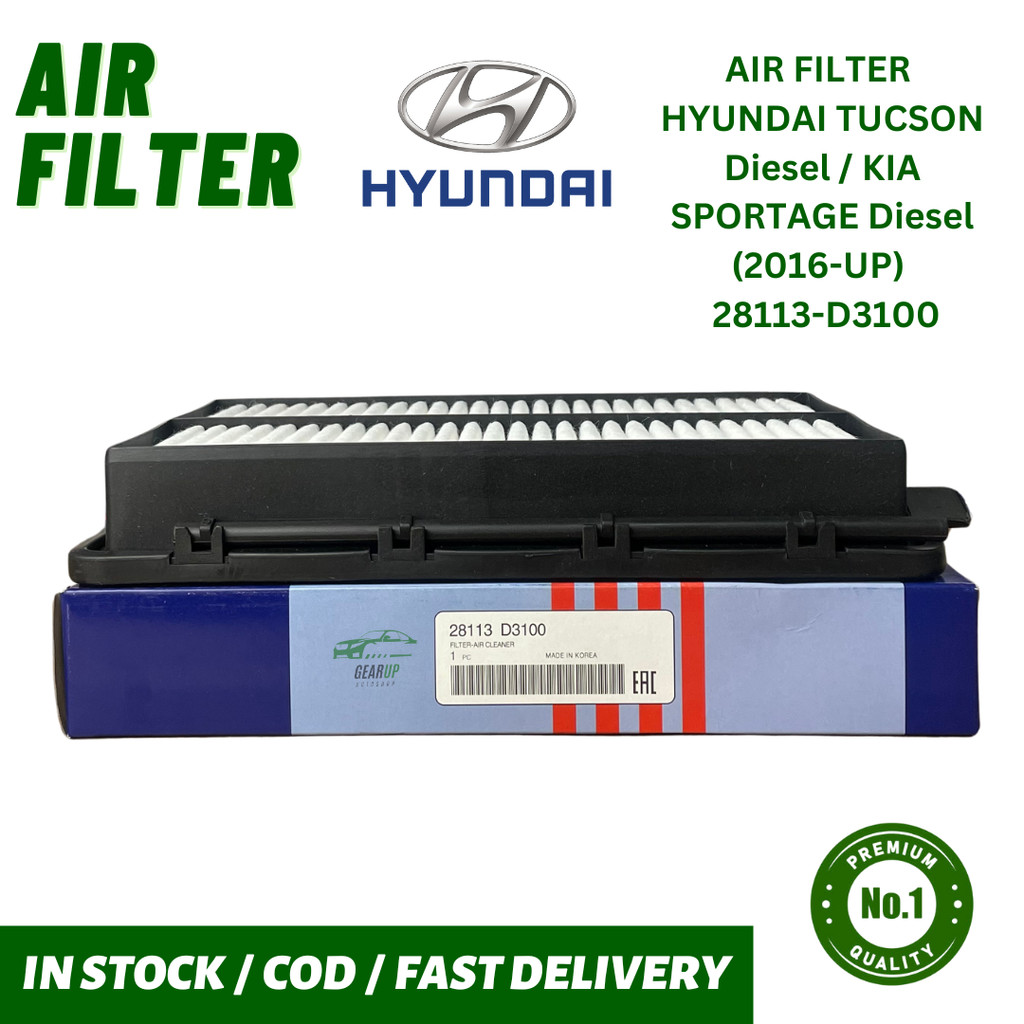 AIR FILTER for HYUNDAI TUCSON Diesel / KIA SPORTAGE Diesel (2016-UP ...