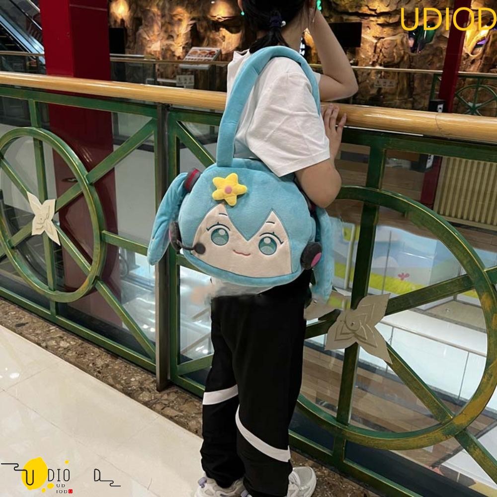 UDIOD Hatsune Miku Backpack, PP Cotton Cartoon Hatsune Miku Crossbody ...