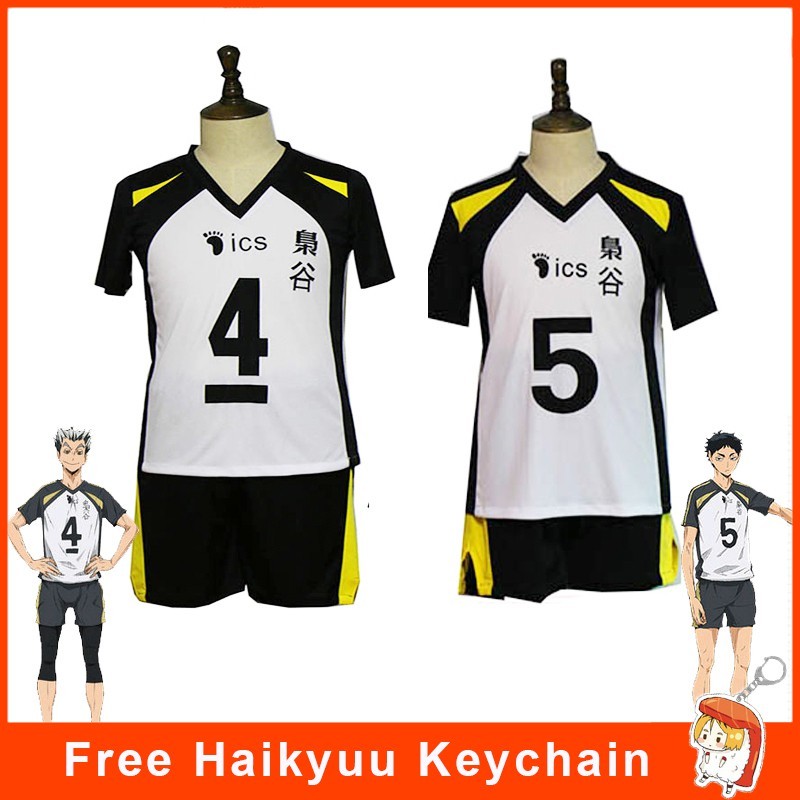 ZST No.5 Akaashi Keiji No.4 Bokuto Koutarou Volleyball Uniform Cosplay ...