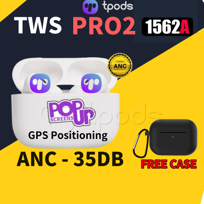 ANC Pro2 TWS 1562A (USB-C) Noise Cancellation Rename GPS Wireless ...