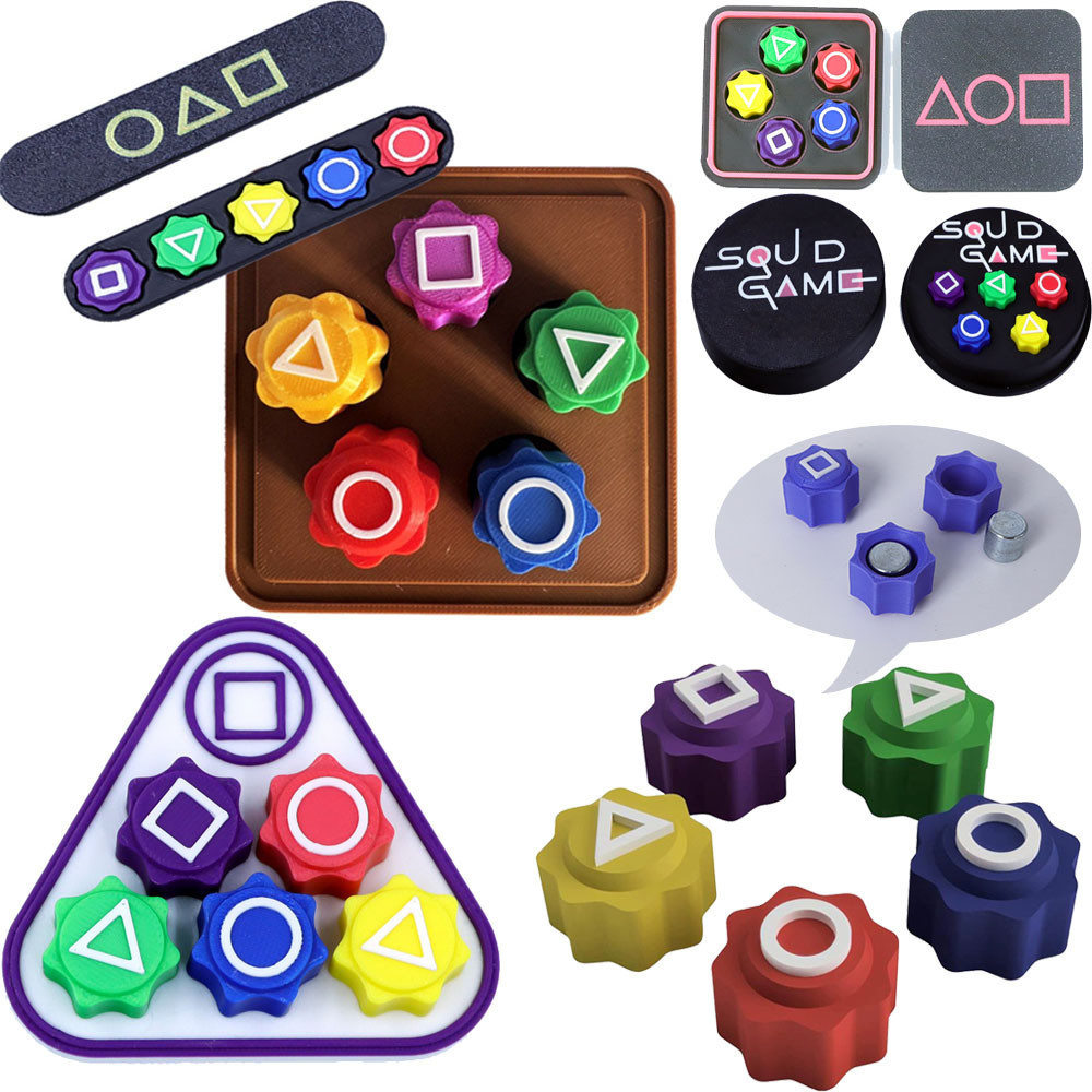 Gonggi Game Gong Gi Stones Flying Jackstone 3D Printed Gongi Toys ...