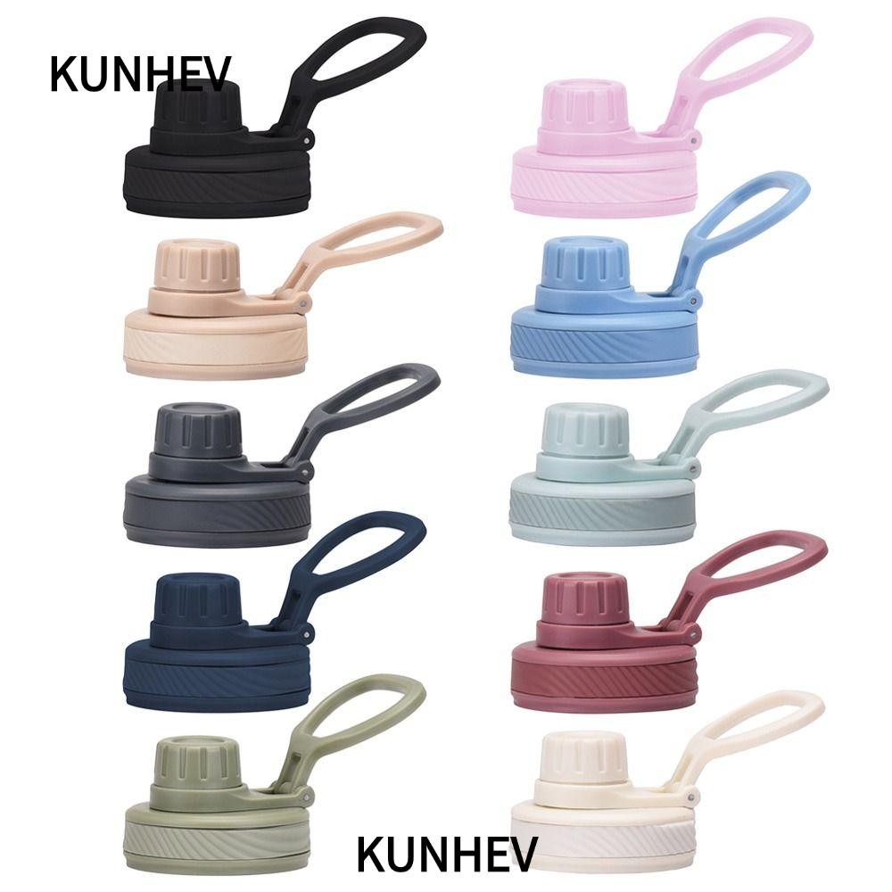 KUNHEV Spout Lid, Splash Spill Proof With Big Handle Cup Lid, Portable ...