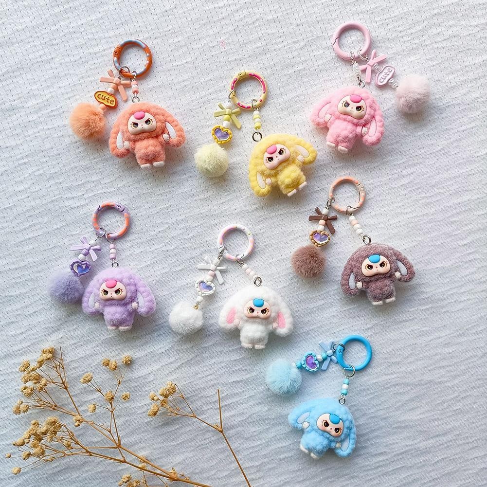 Cartoon Backpack Pendant BB3 Keychain Cartoon Doll Keychain Creative ...