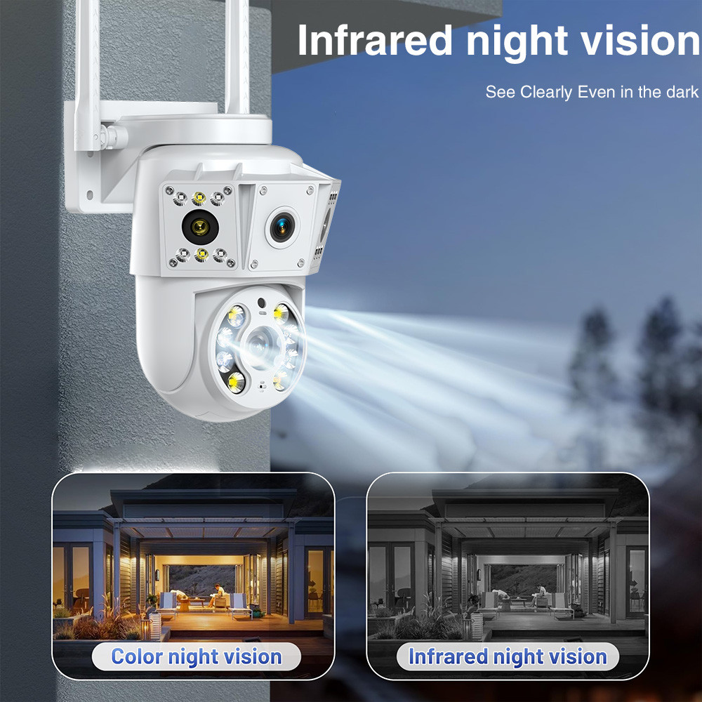 Dual-eye coordinated camera o-kam high-definition Wi-Fi full-color ...