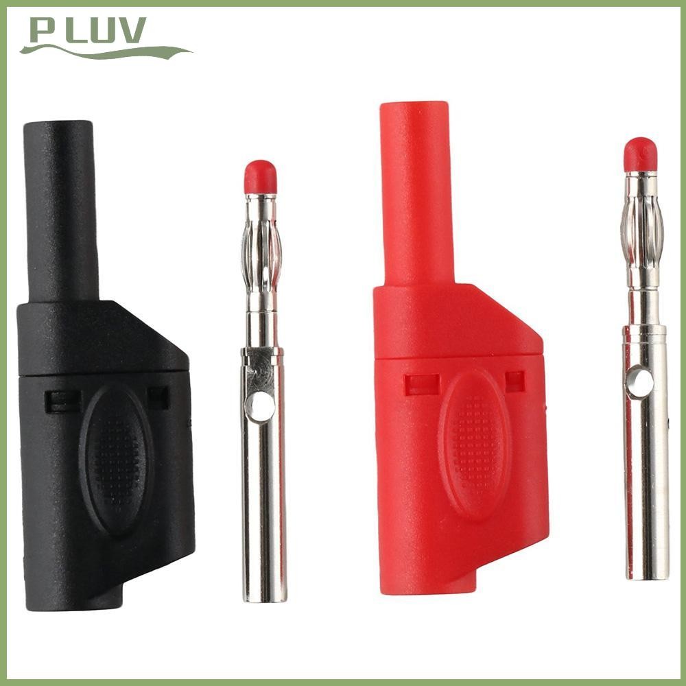 PLUVII 10Pcs Stackable banana plug wire Banana Plug Banana Plug ...