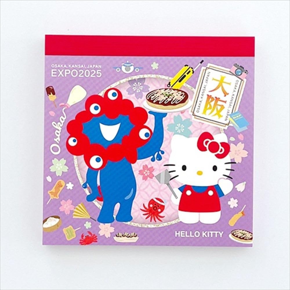 JAPAN DIRECT EXPO2025 Sanrio Characters Square Memopad Hello Kitty ...
