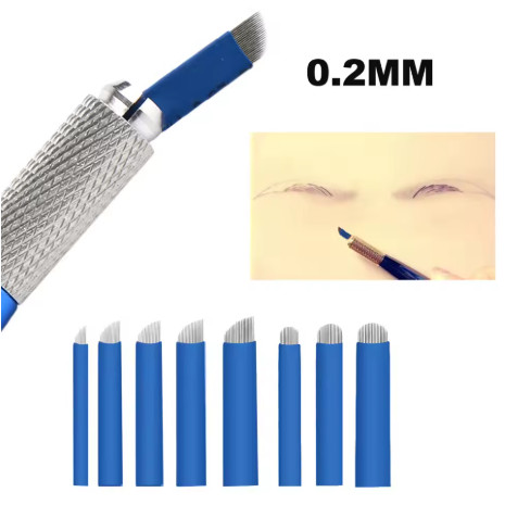 Tattoo Eyebrow Needles Microblade Agulha Nanoneedles Microblading ...