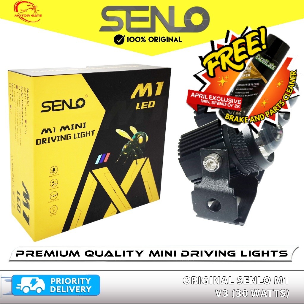 Original Senlo M1 V3 Series 30W Premium Mini Driving Light for ...