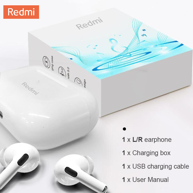 Redmi HIFI Headset Bluetooth Music Earbuds For IPhone IOS Android ...
