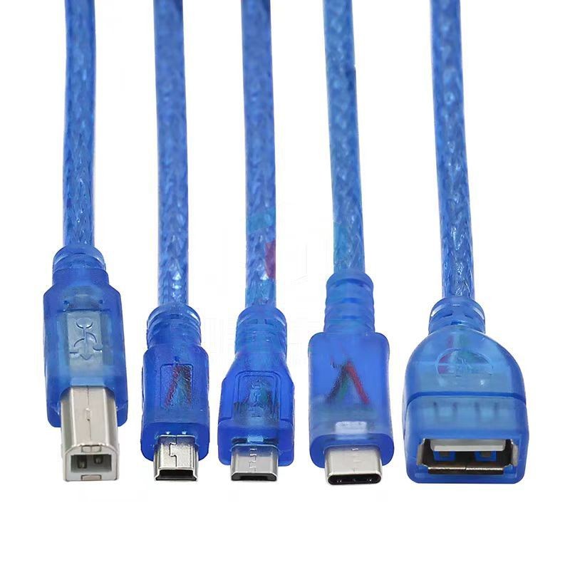 ENGLAB Arduino UNO Cable 30cm, Arduino Nano Type C Micro USB Mini Cable ...