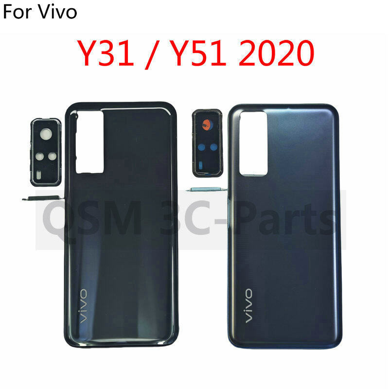 For Vivo Y31 Y51 2020 Y51A Battery Back Cover Housing middle frame With ...