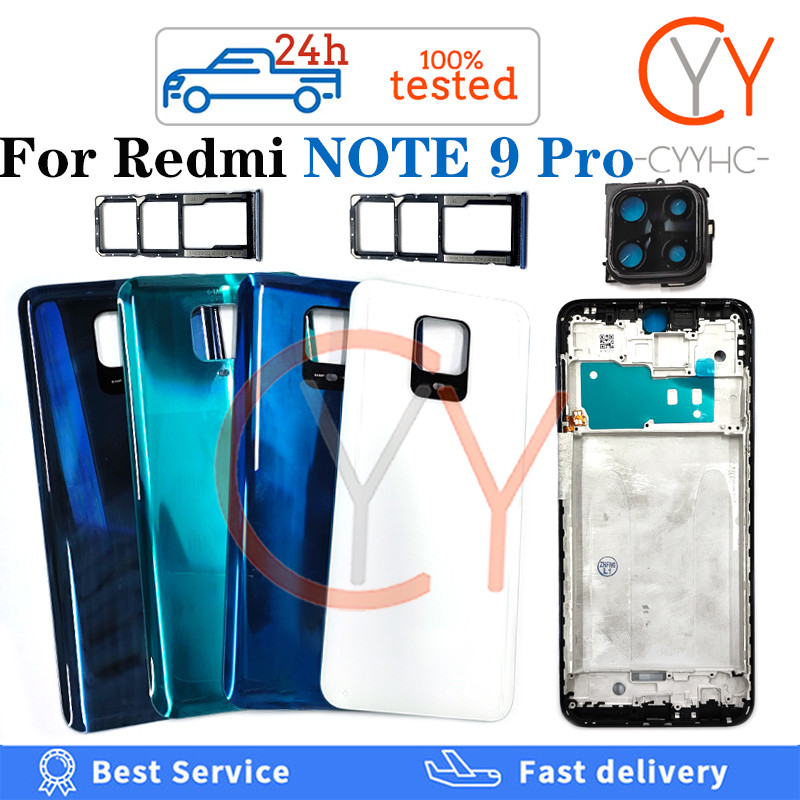 For Redmi NOTE 9 PRO back cover Battery Housingr Volume Button on off ...