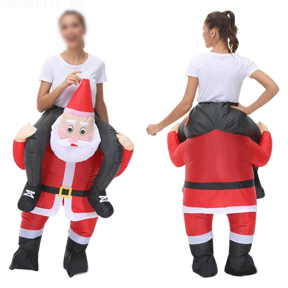 Lively Inflatable Suit Featuring Iconic For Christmas Characters Santa ...