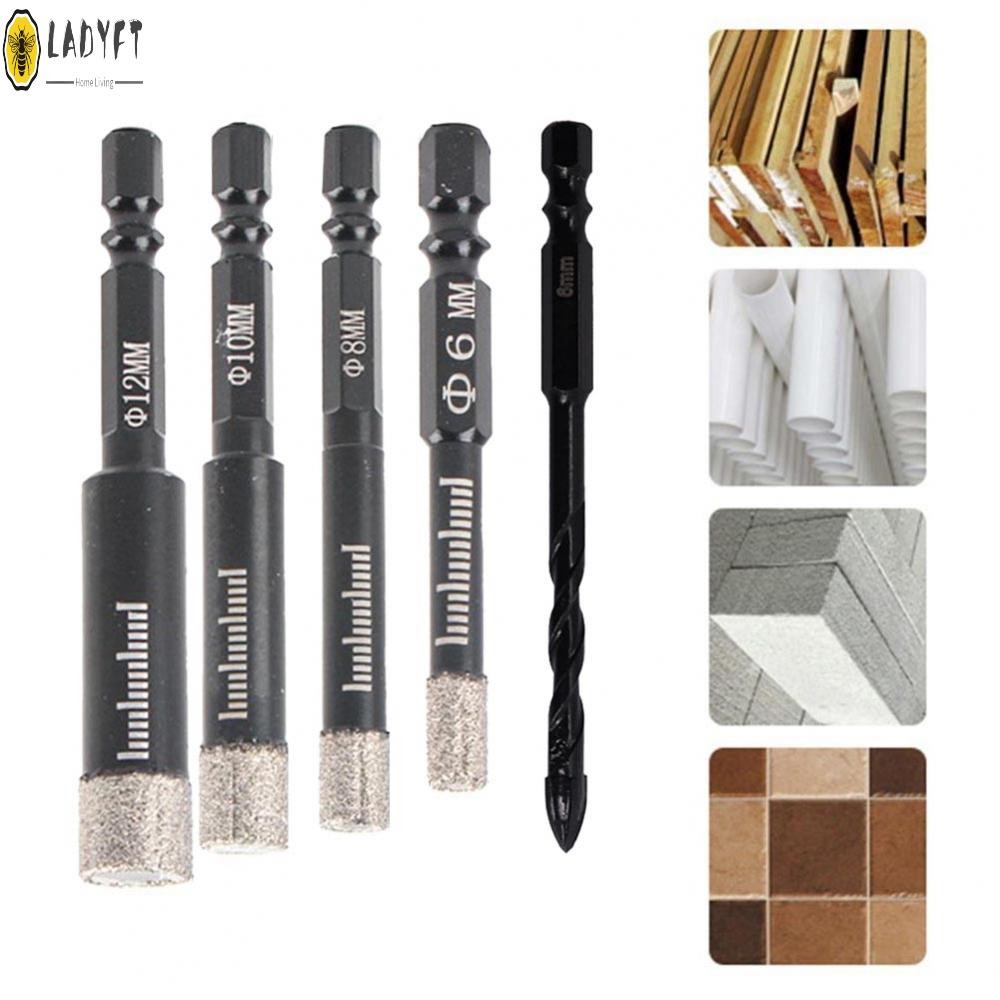 Carbide Tile Drill Bit Set 6mm for Vitrified For Tiles and Marble ...