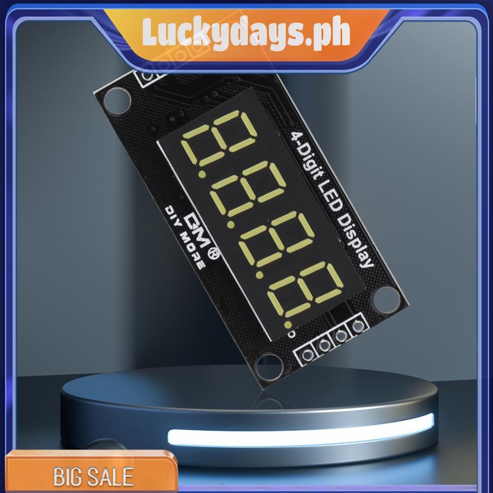 TM1637 LED Display Module 7 Segment Glow Tube Clock 0.36 Inch Digital ...