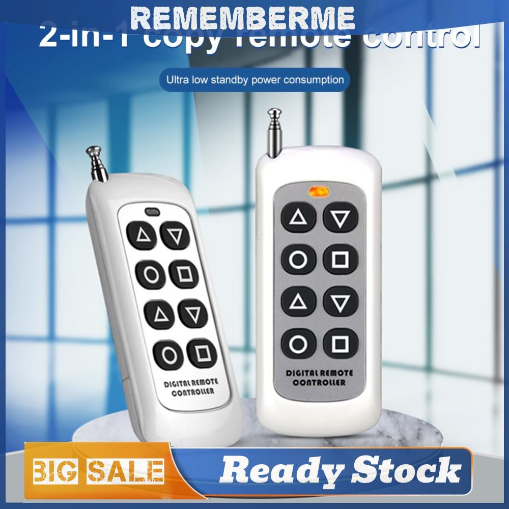 Clone Remote Control 315/433MHZ Copy Distance Control 8 Channels for ...