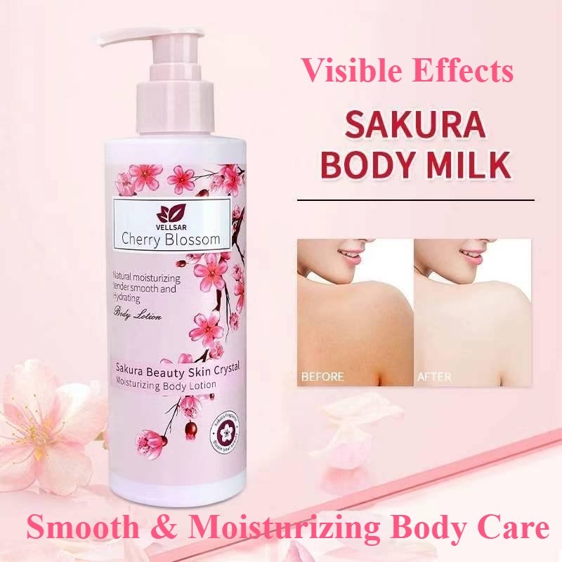 Vellsar Cherry Blossom Lotion:Smoothing & Moisturizing Body Care ...