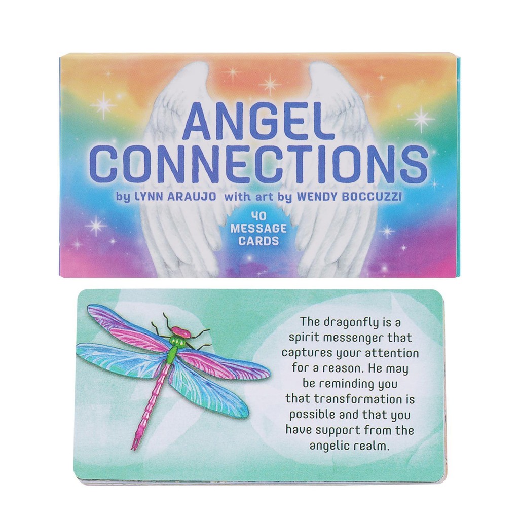 The Angel Connections Tarot Cards English Version Catholic Prayer Deck ...